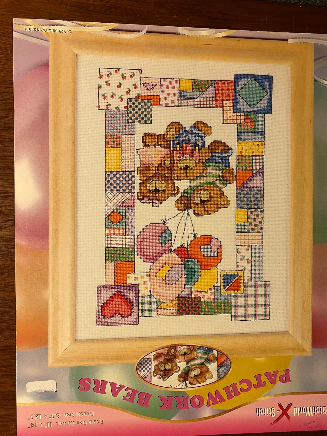 Patchwork Bears in Counted Thread Cross Stitch Charts - Stitchworld ...