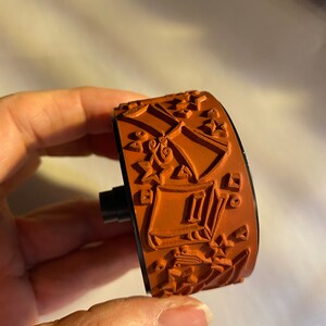 Stampin UP Red Rubber Stamp Wheel Block - Stampin Around Choose Design ...