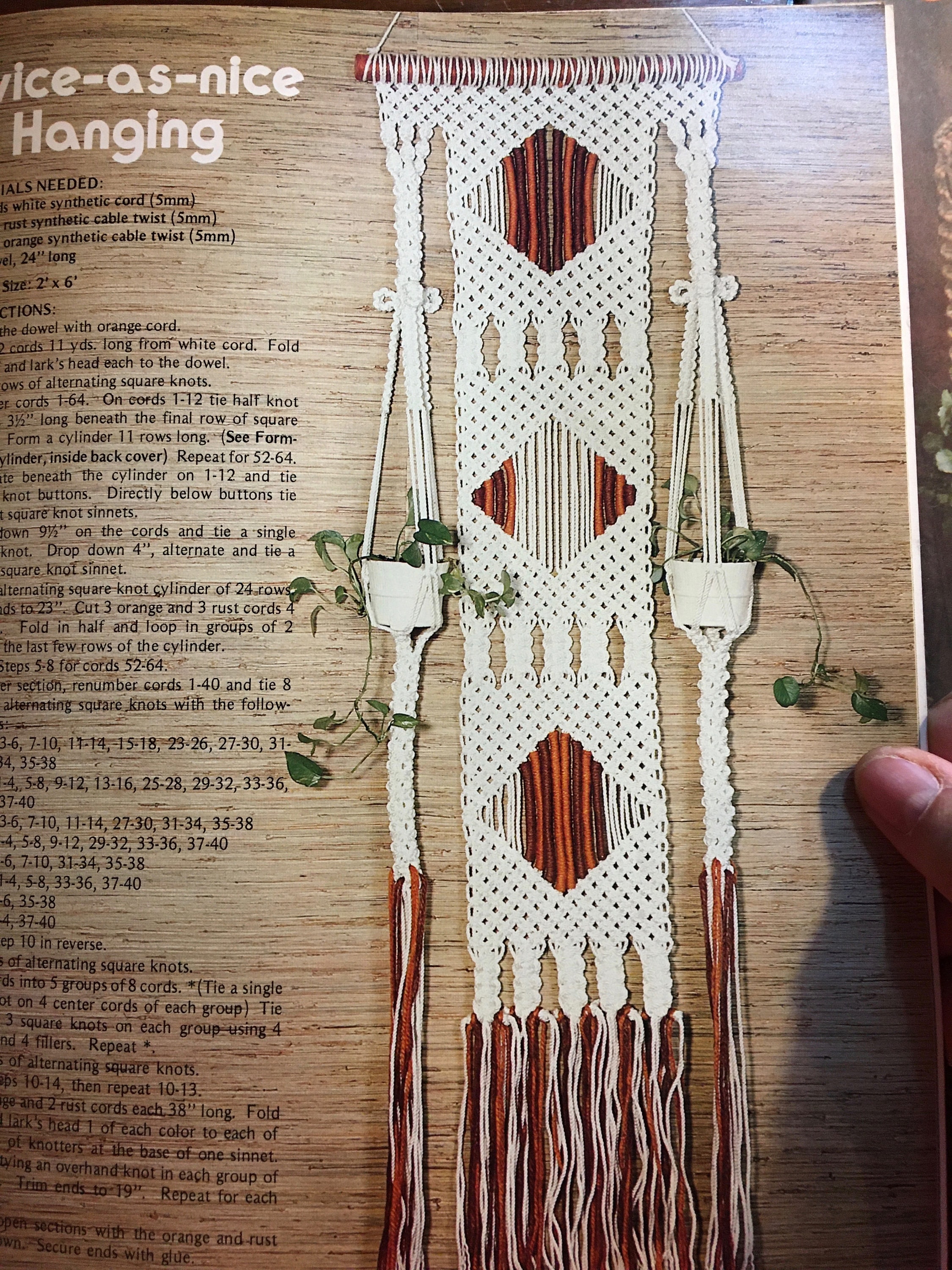 Macrame With Style Patterns Instructions / Techniques / | Etsy