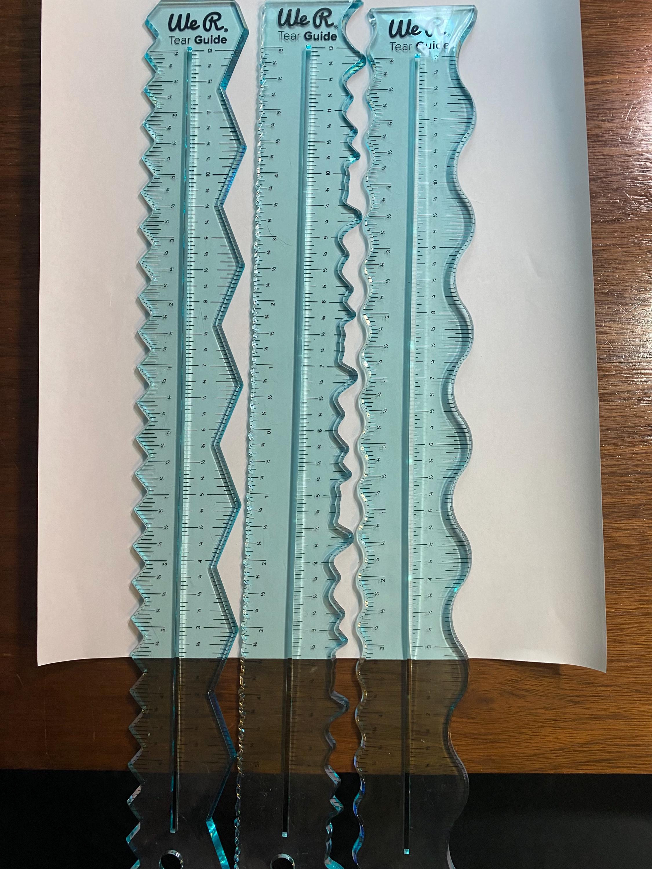 We R Memory Keepers Tear Guide - 3 - 12" Decorative Tear Surface ...