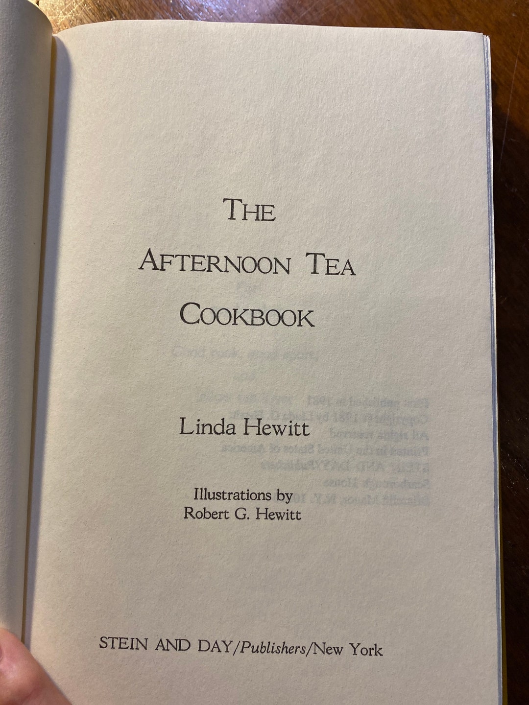 The Afternoon Tea Cookbook - Linda Hewitt - 1981 - Learn the Pleasure ...