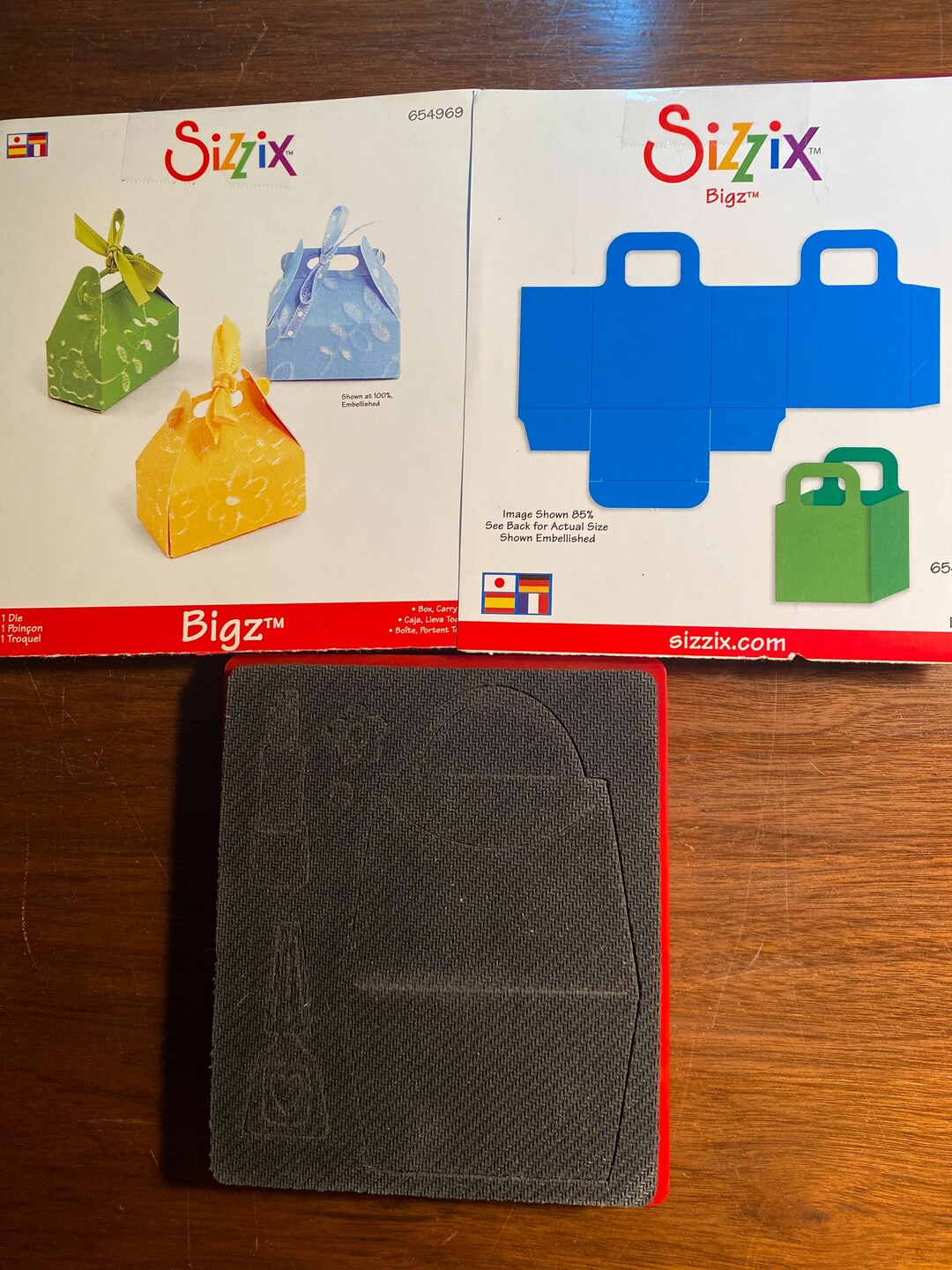 Folding Pick: Bag Box Purse Sizzix for Roller Machine Provo Craft ...