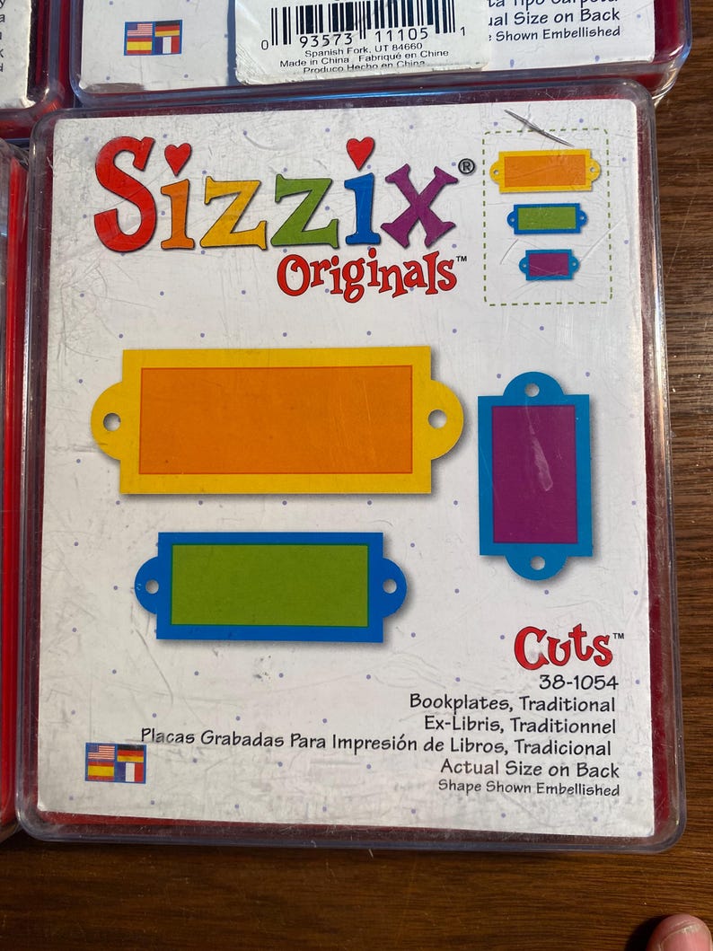 Bookplates Shapes Pick Sizzix Cuts - for Roller Machine Provo Craft ...