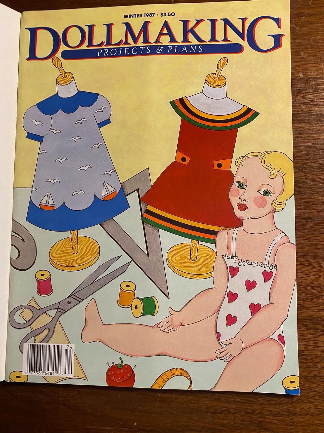 Dollmaking Magazine Projects & Plans Vol 3 No 4 Winter 1987 - Patterns ...