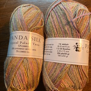 Crystal Palace Yarn Panda Silk Knitting & Crochet Yarn - 50 G / 204 ...
