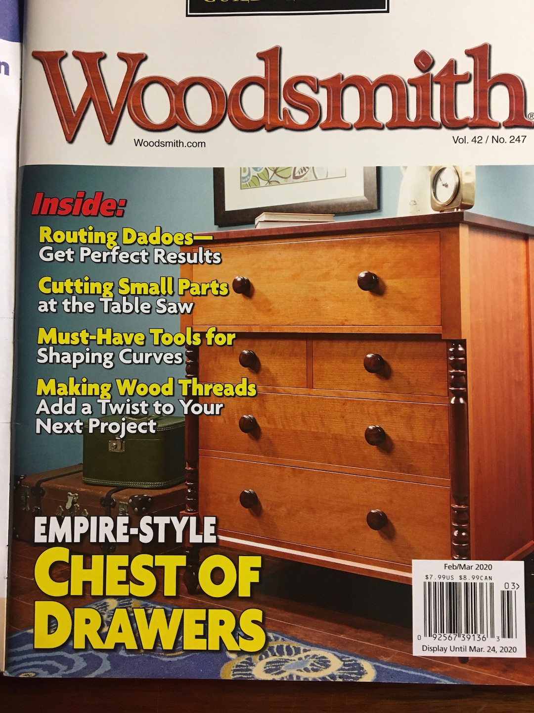Woodsmith Magazine for Woodworking: Vol 42 No 247 Feb/march 2020 ...