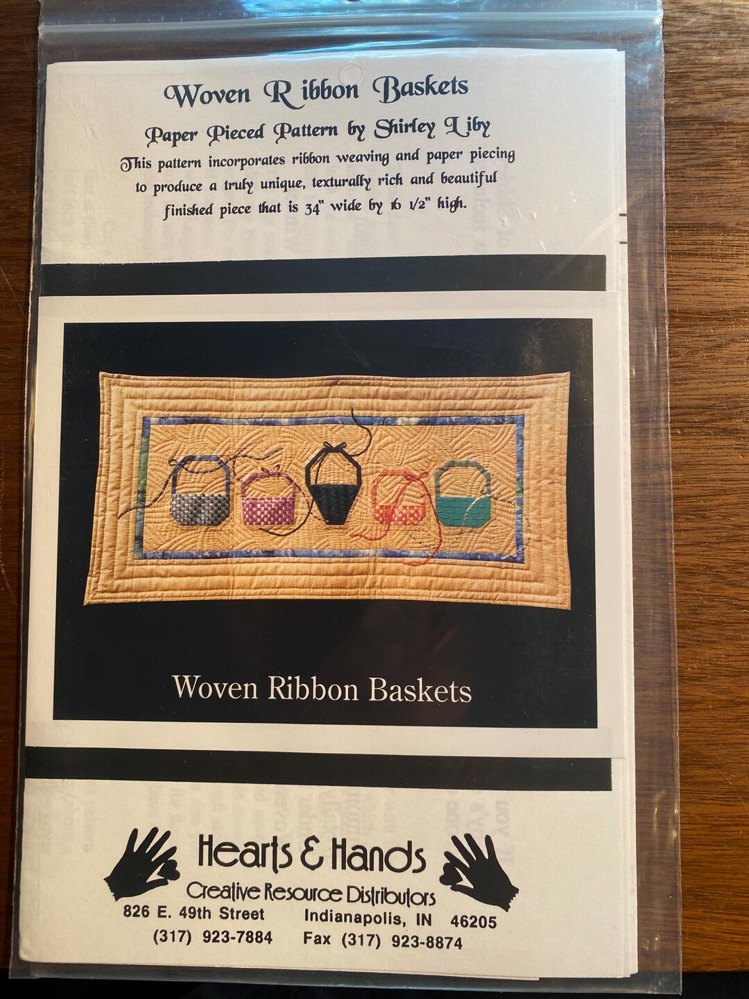 Woven Ribbon Baskets Foundation Paper Piecing Project - Shirley Liby ...