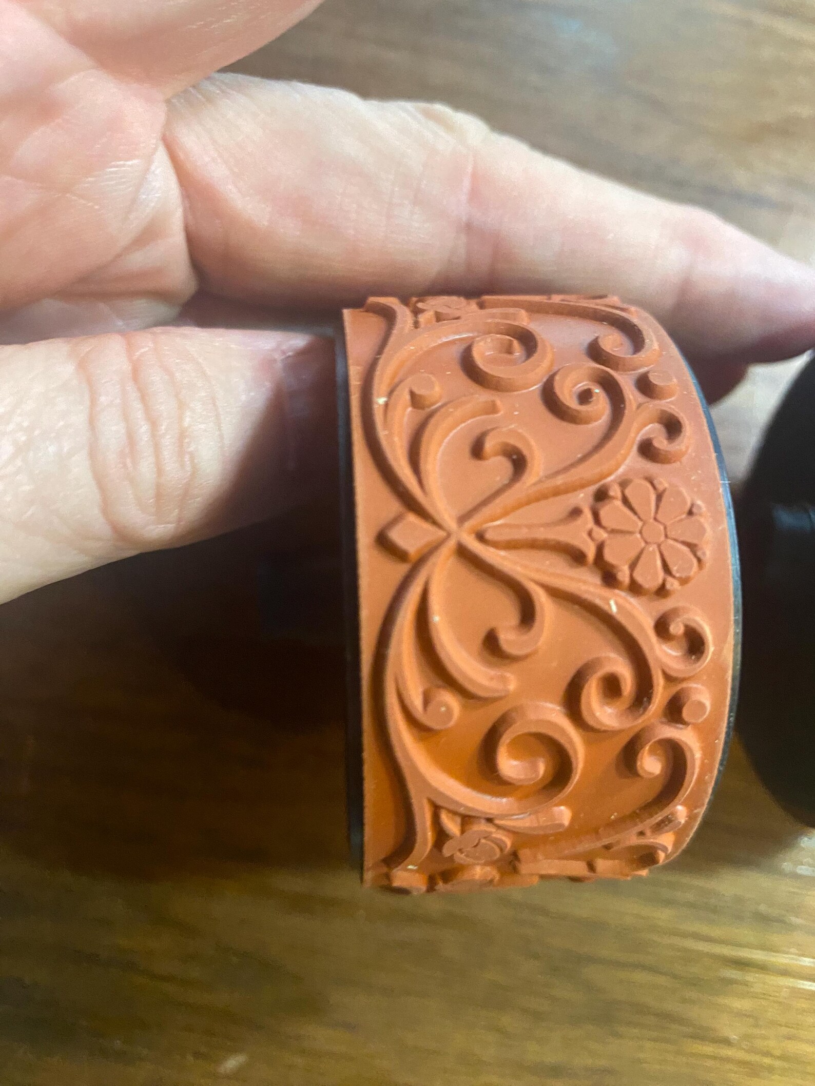 Stampin UP Red Rubber Stamp Wheel Block - Stampin Around Choose Design ...