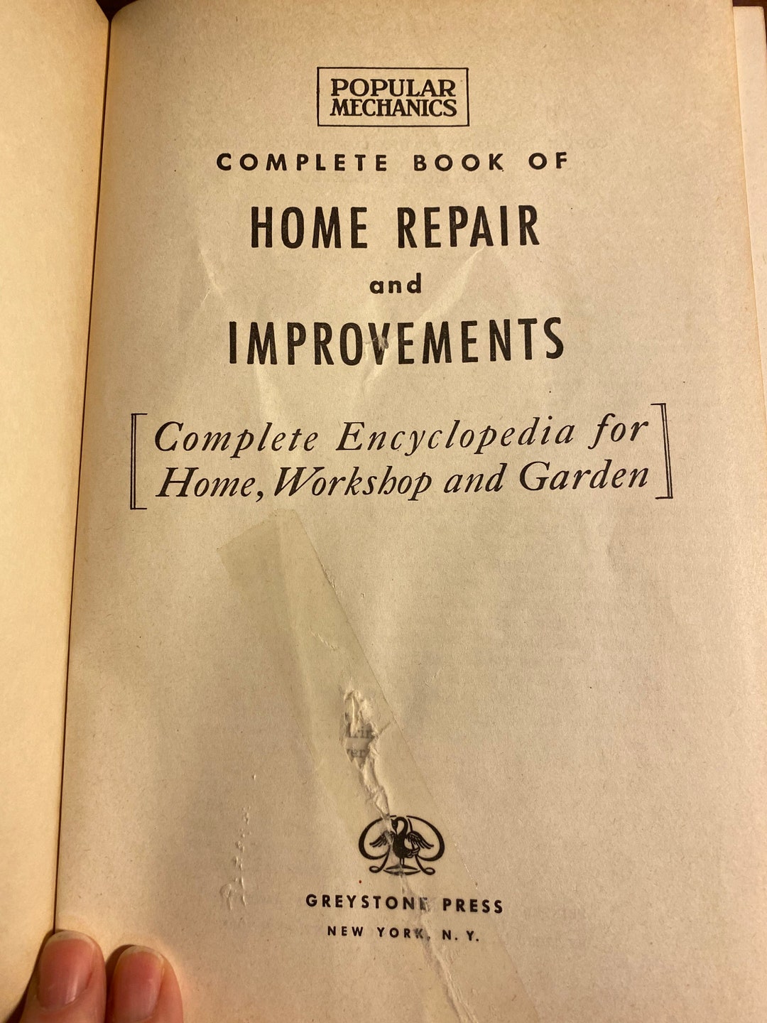 Complete Book of Home Repair and Improvements - Handyman's Guide - 1949 ...