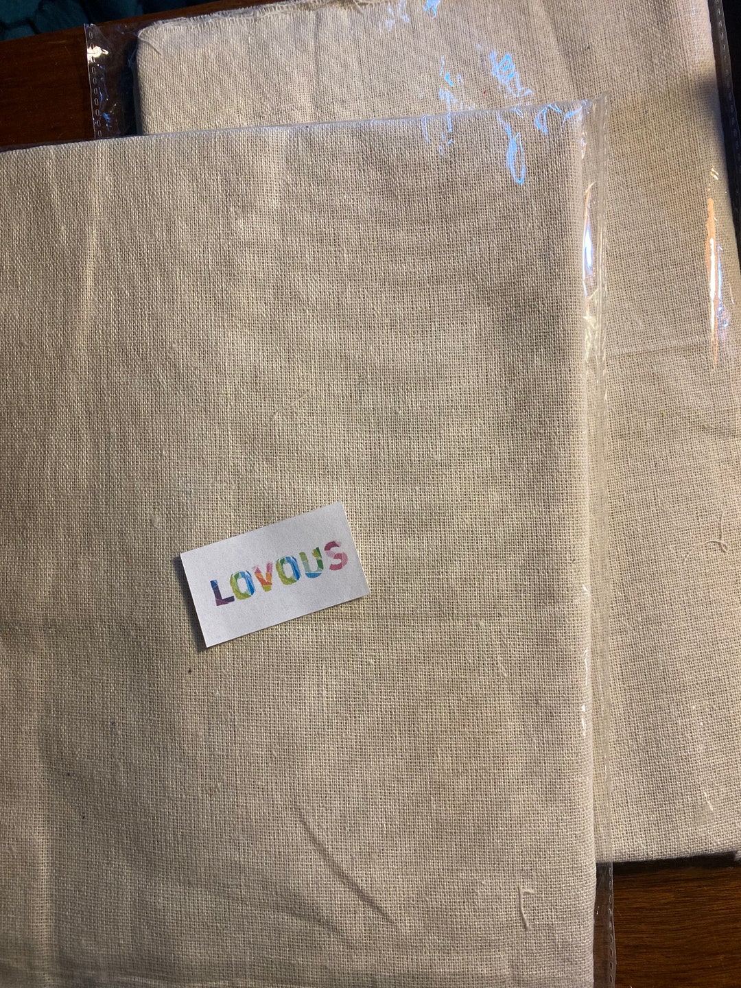 Lovous - Evenweave Natural - Cloth for Counted Thread Cross Stitch ...