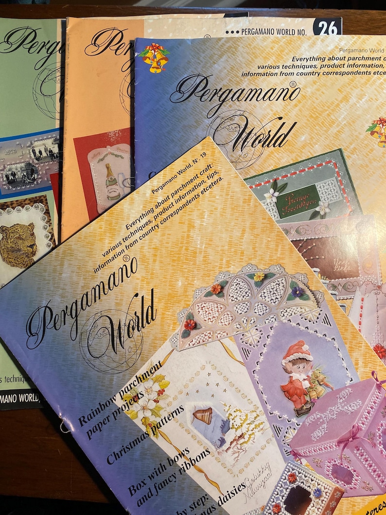 Pergamano World - Parchment Paper Crafts - Pick No 19, 20, 23, 26 or 27 ...
