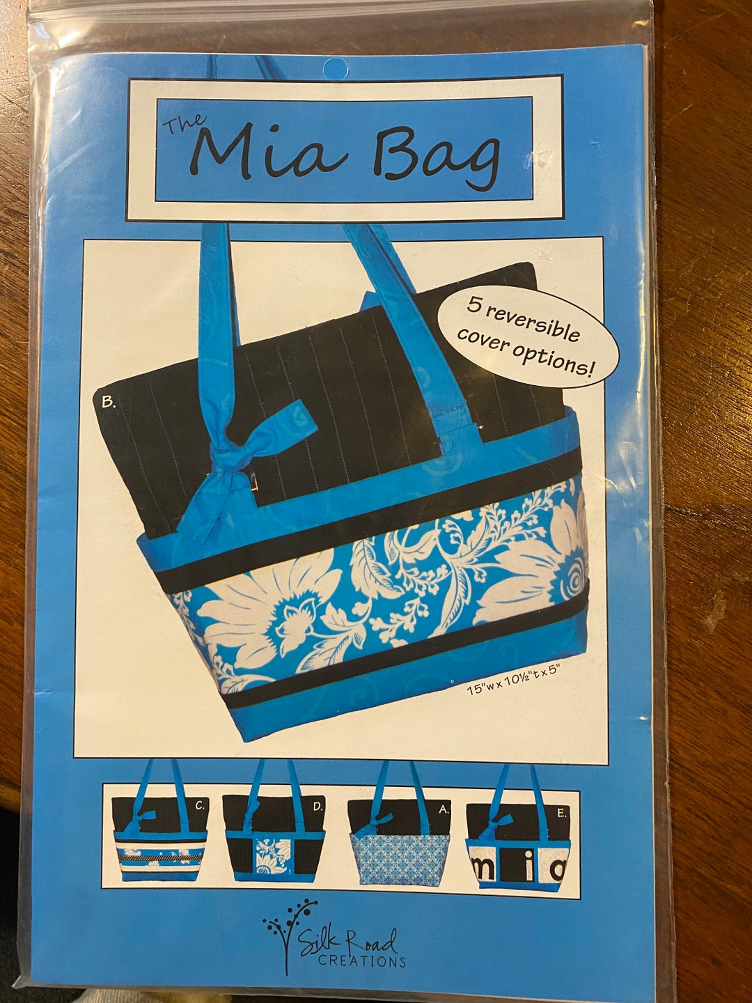 Mia Bag Handbag / Purse / Tote Bag / Pattern to Sew - Silk Road ...
