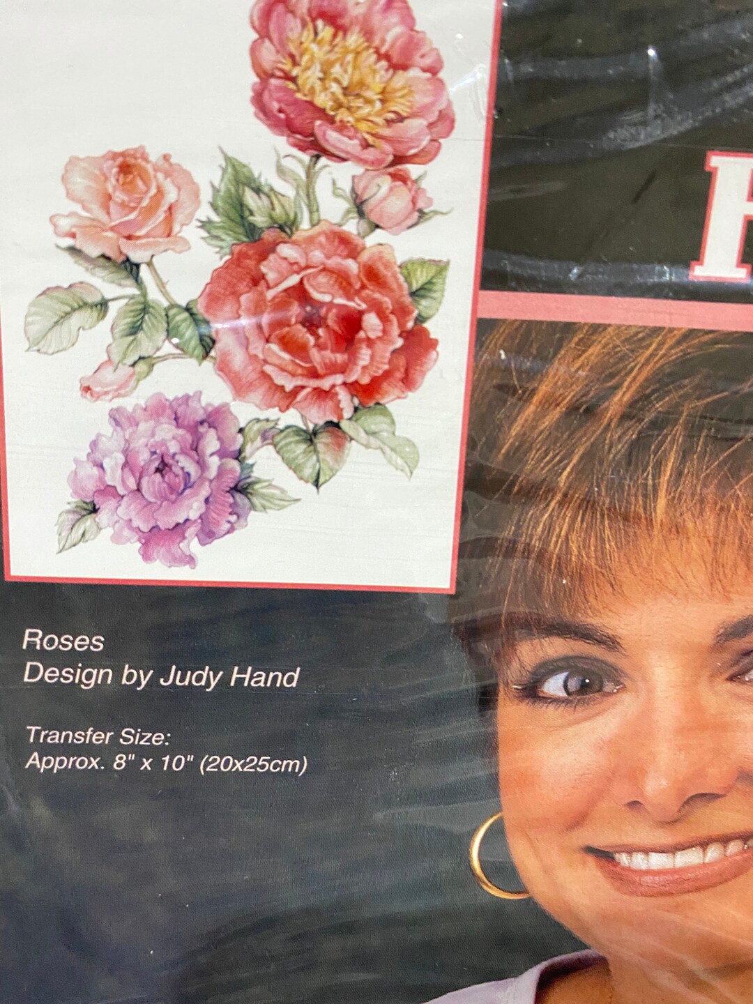 Roses - Flower Iron on Transfer - 1998 Dimensions - Easy for Beginners ...
