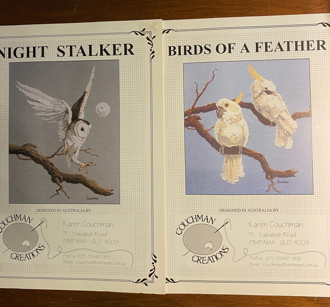 Birds Choose: Owl or Birds of A Feather - Karen Couchman - Counted ...
