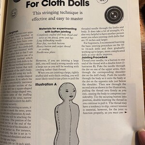 Dollmaking Magazine Projects & Plans Vol 4 No 2 Summer 1988 - Patterns ...