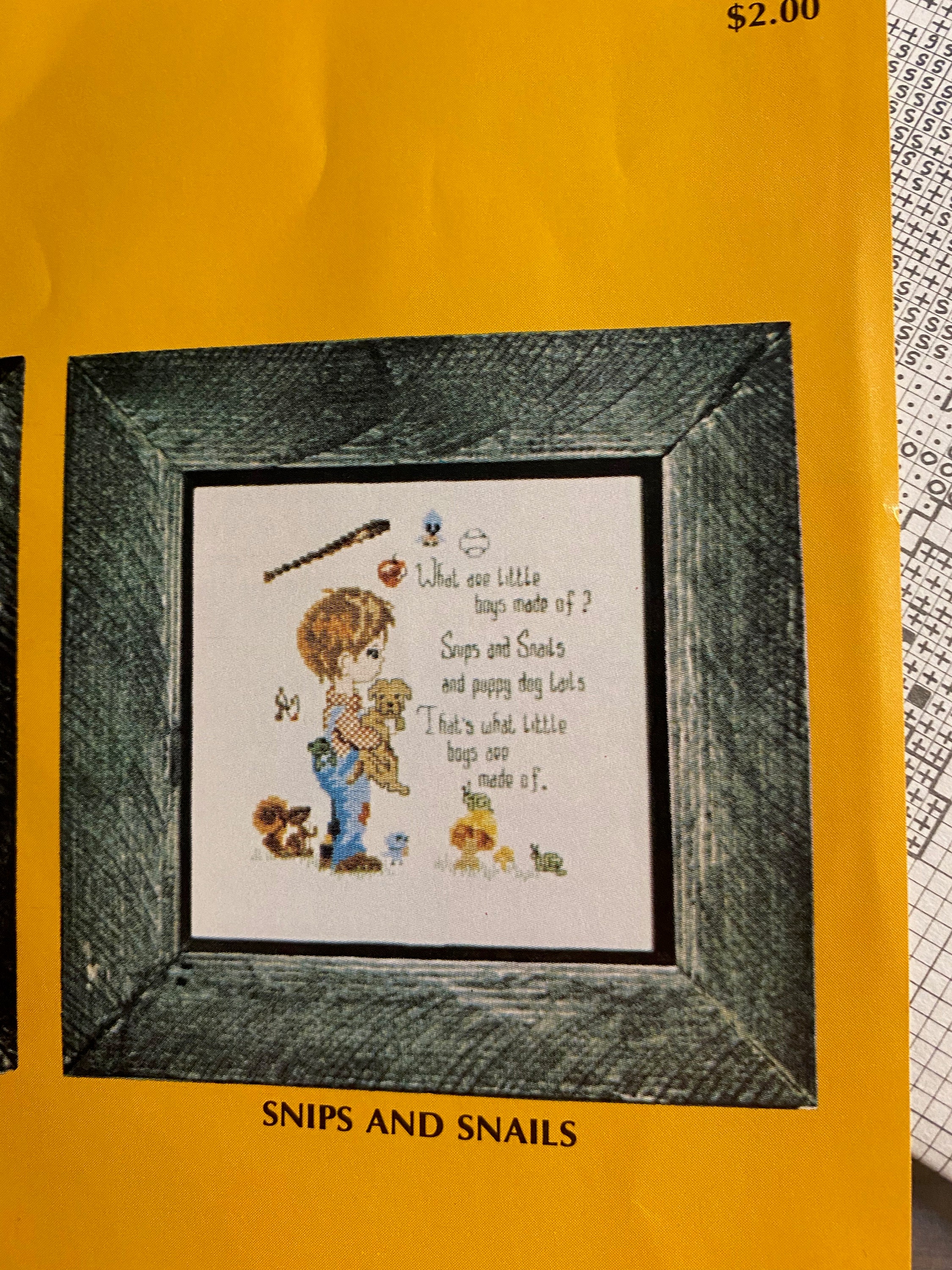 Sugar / Spice and Snips / Snails Graphs for Counted Thread - Etsy