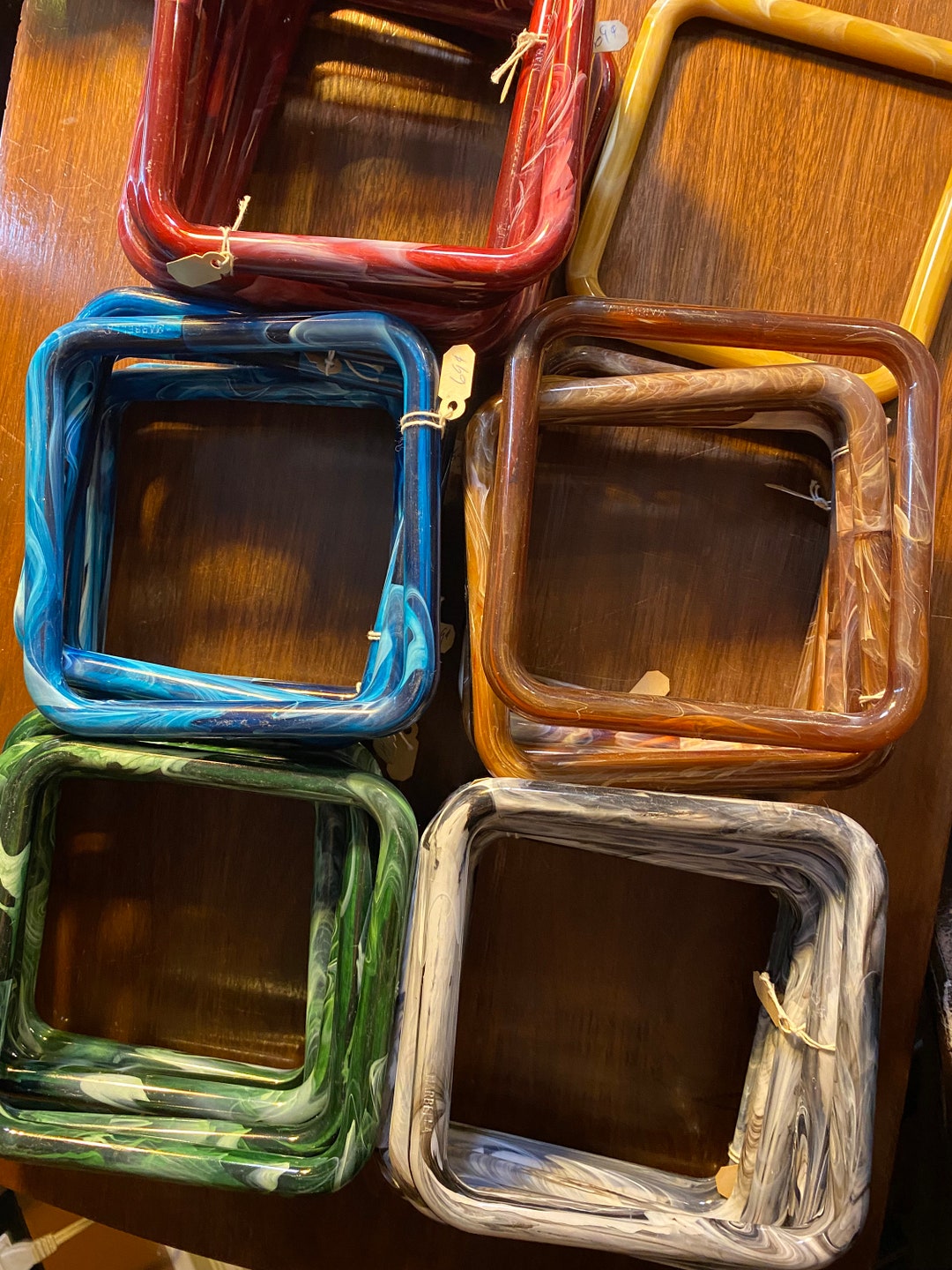 Square Ring Macrame Rings / Hangers - Purse Handles - Dreamcatcher ...