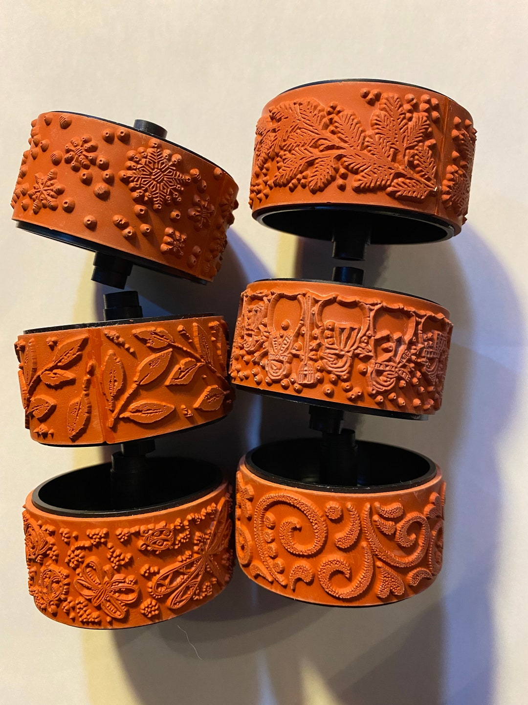 Stampin UP Red Rubber Stamp Wheel Block - Stampin Around Choose Design ...