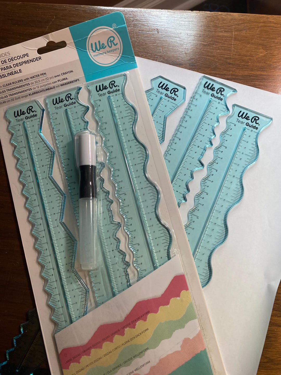 We R Memory Keepers Tear Guide - 3 - 12" Decorative Tear Surface ...