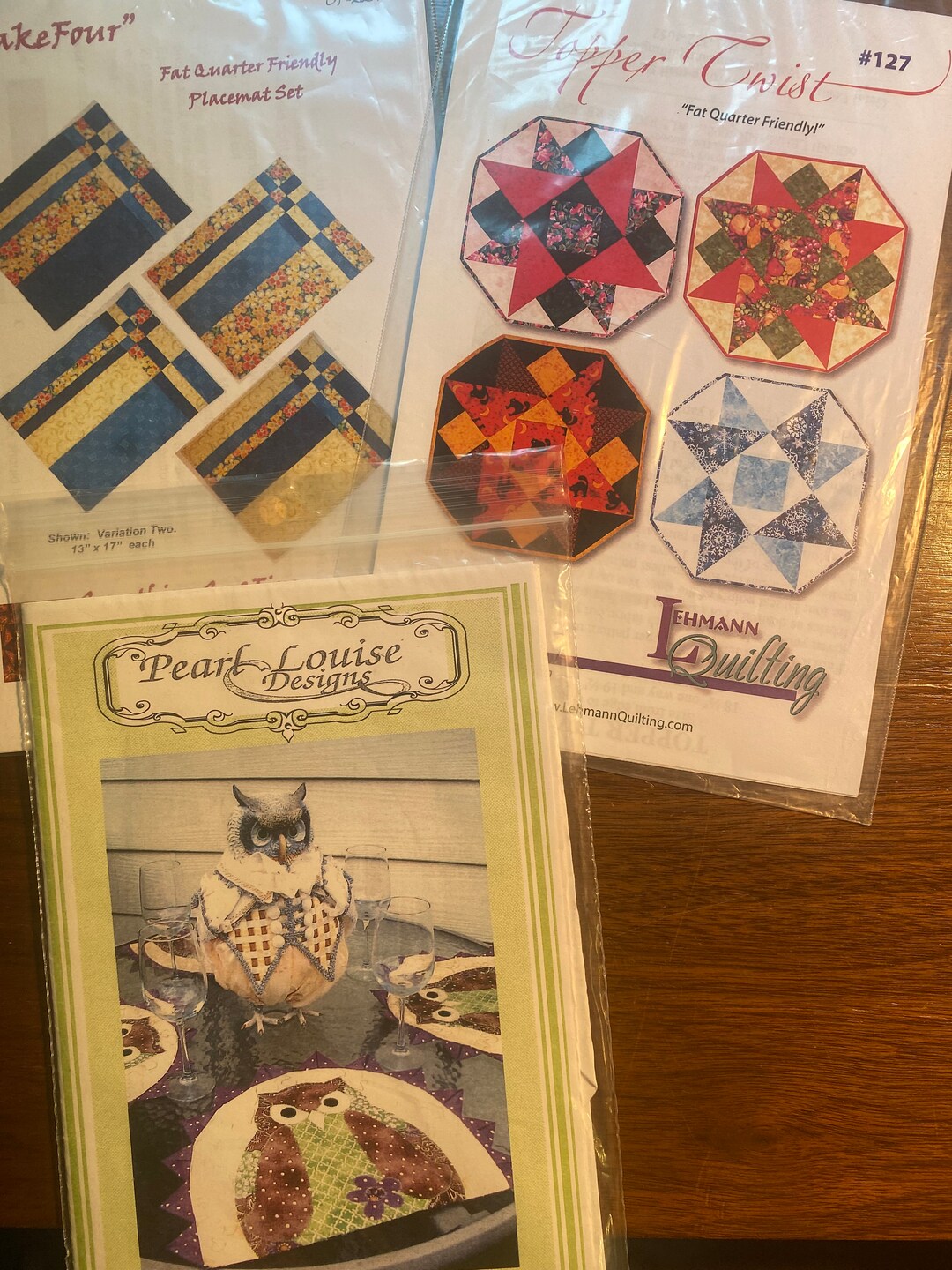 Place Mats Quilted Table Cover / Placemats - Pick Take Four, Topper ...