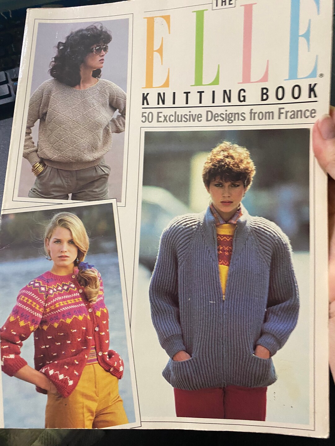 Elle Knitting Book 50 Designs From France - 1984 - Sandy Carr ...