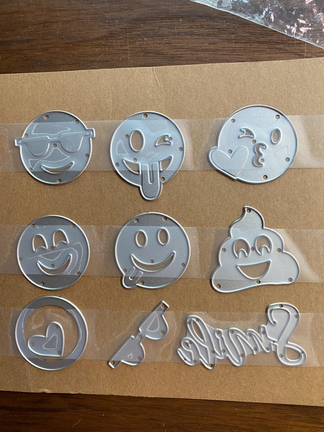 Happy / Smile Circle / Faces Metal Die - Paper Cutter Crafting ...