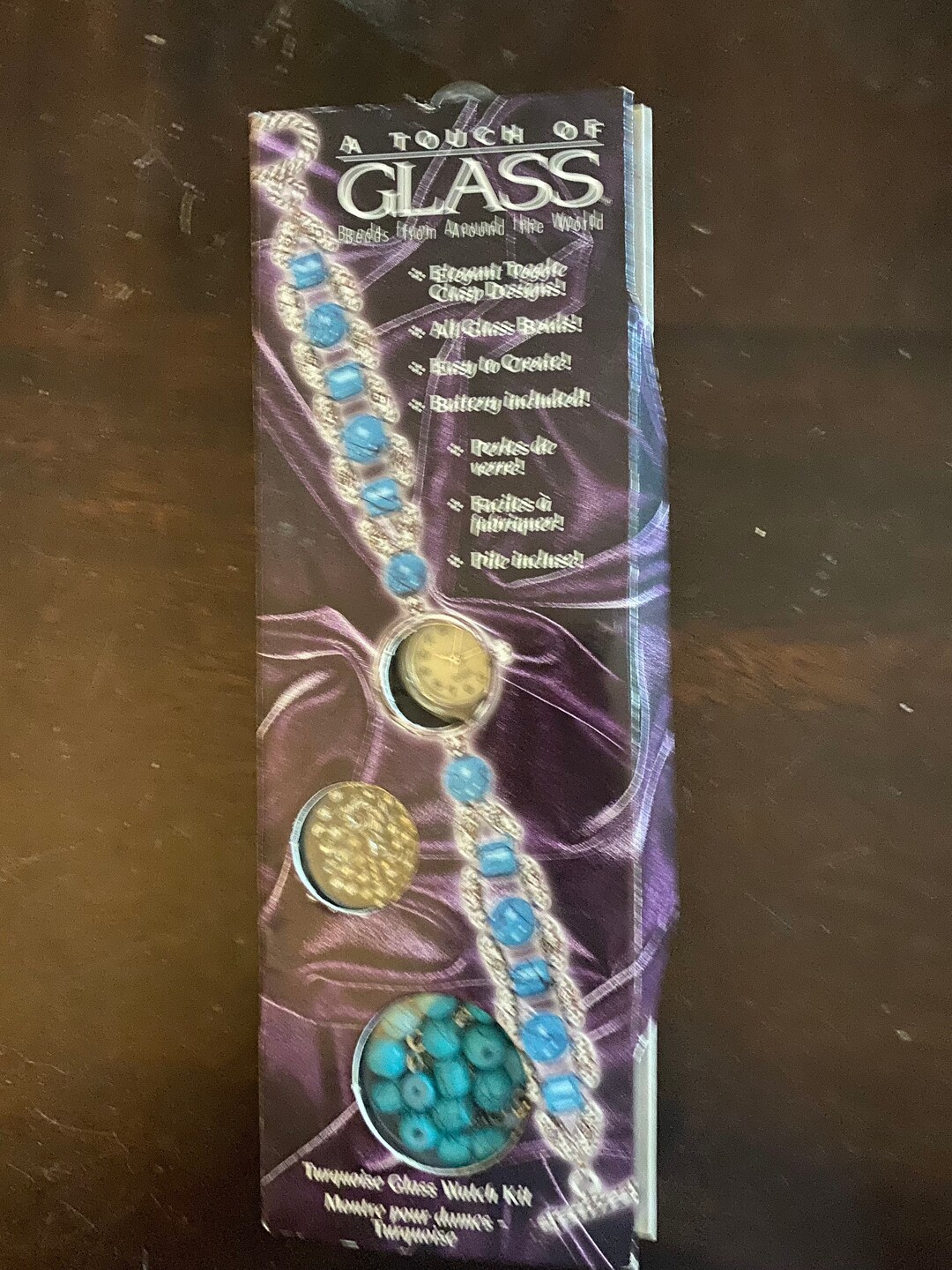 Beaded Watch Band Kit - Jewelry Kit - A Touch of Glass - Turquoise ...