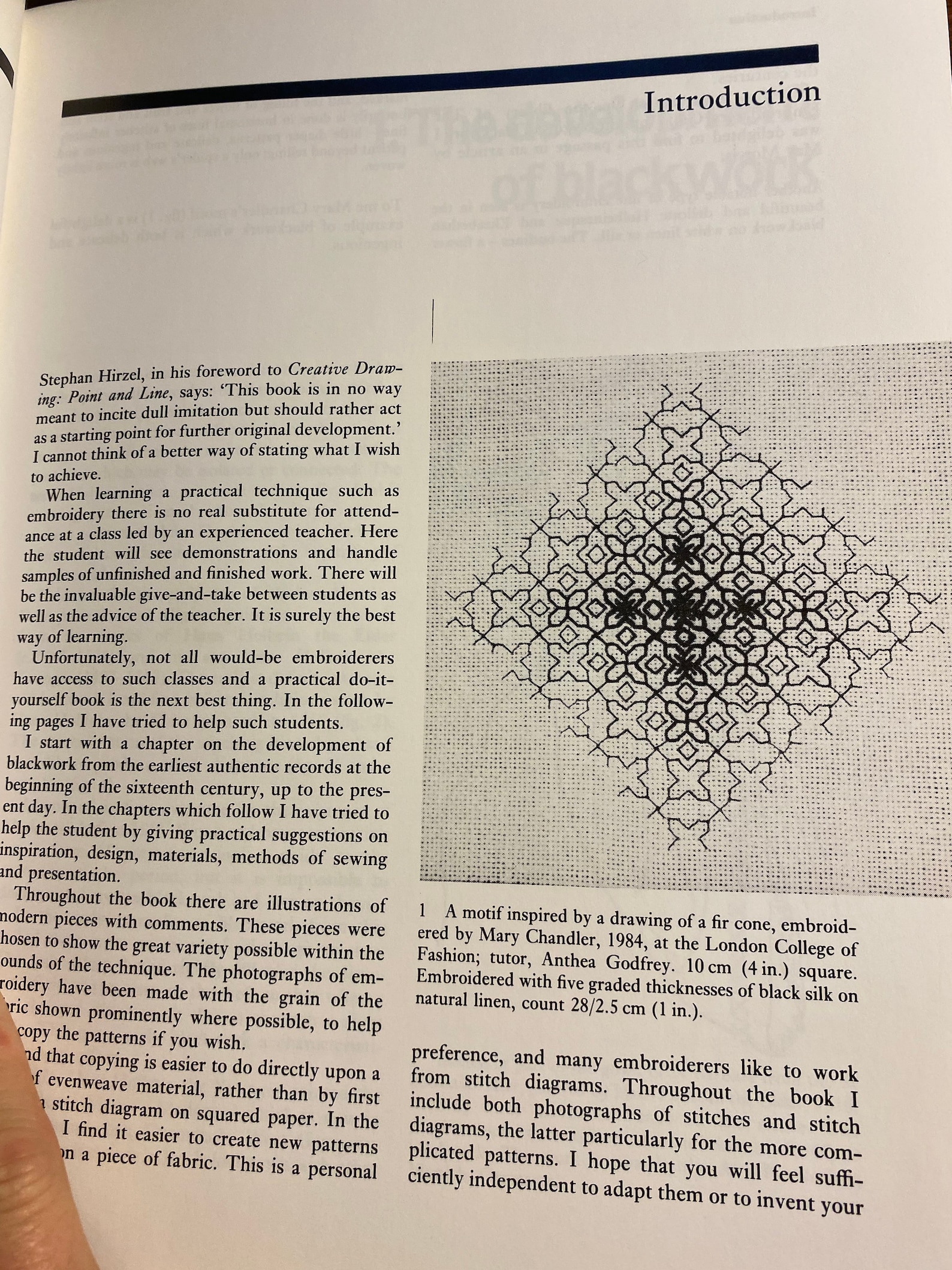 Blackwork Embroidery Design and Technique - Beginner's Guide - Margaret ...