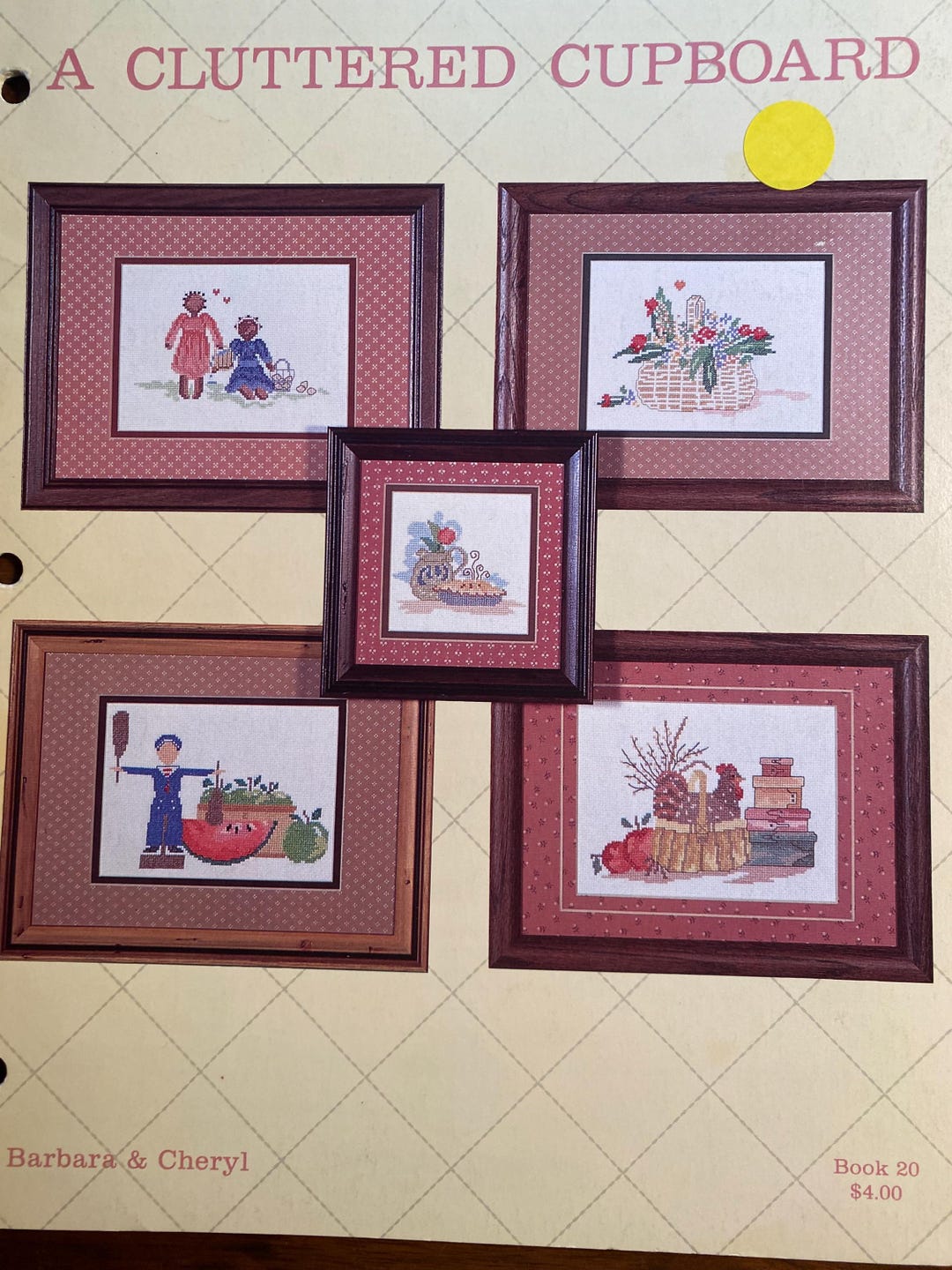 A Cluttered Cupboard - Cross Stitch Needlework Chart - Barbara & Cheryl ...