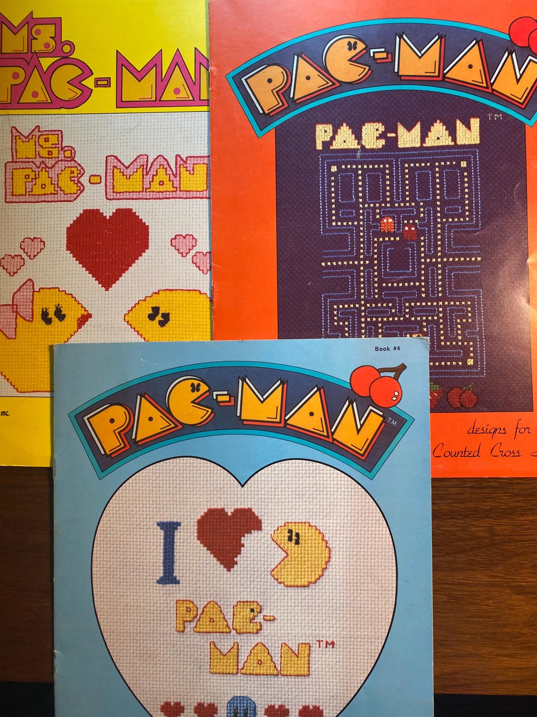 Pac Man Pick Cross Stitch Chart - 1980 / 81 - Video Character / Cartoon ...