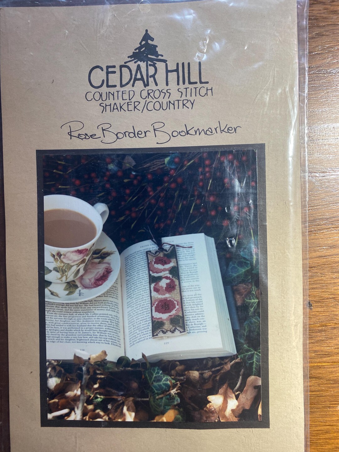 Rose Border Bookmarker - Cedar Hill Shaker - Maria Gossard - Counted ...