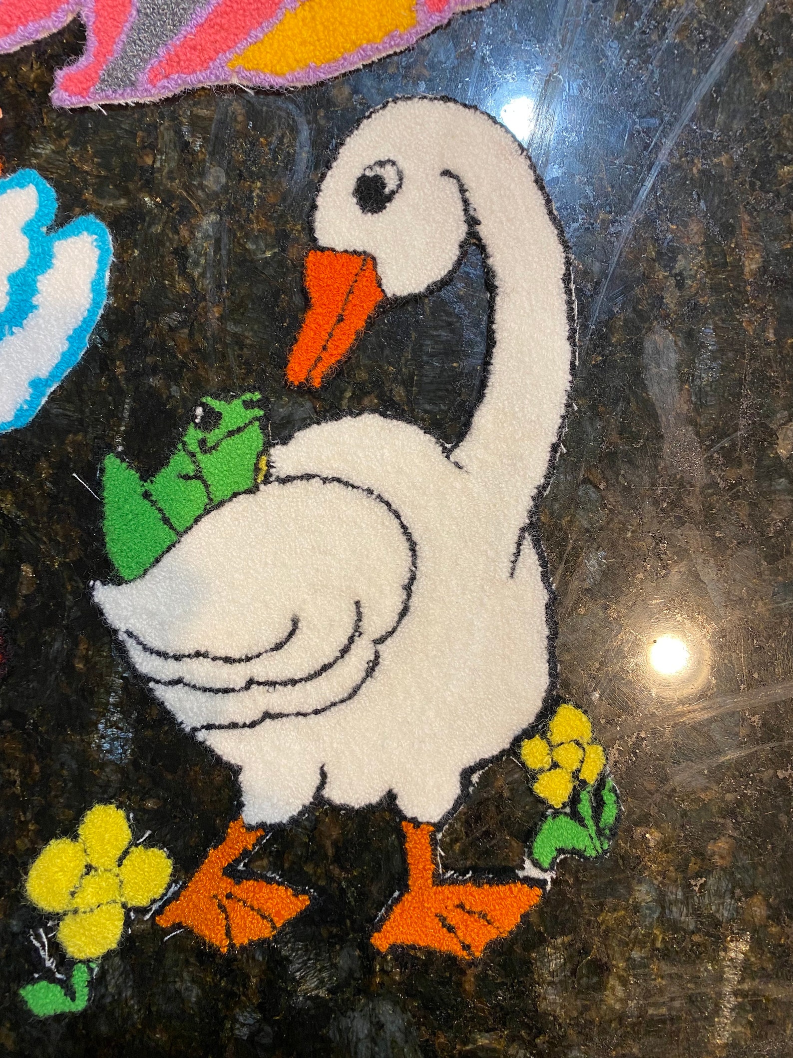 Bird / Fish Needle Punch Patch - Choose Type (easy to Apply) Glue or ...