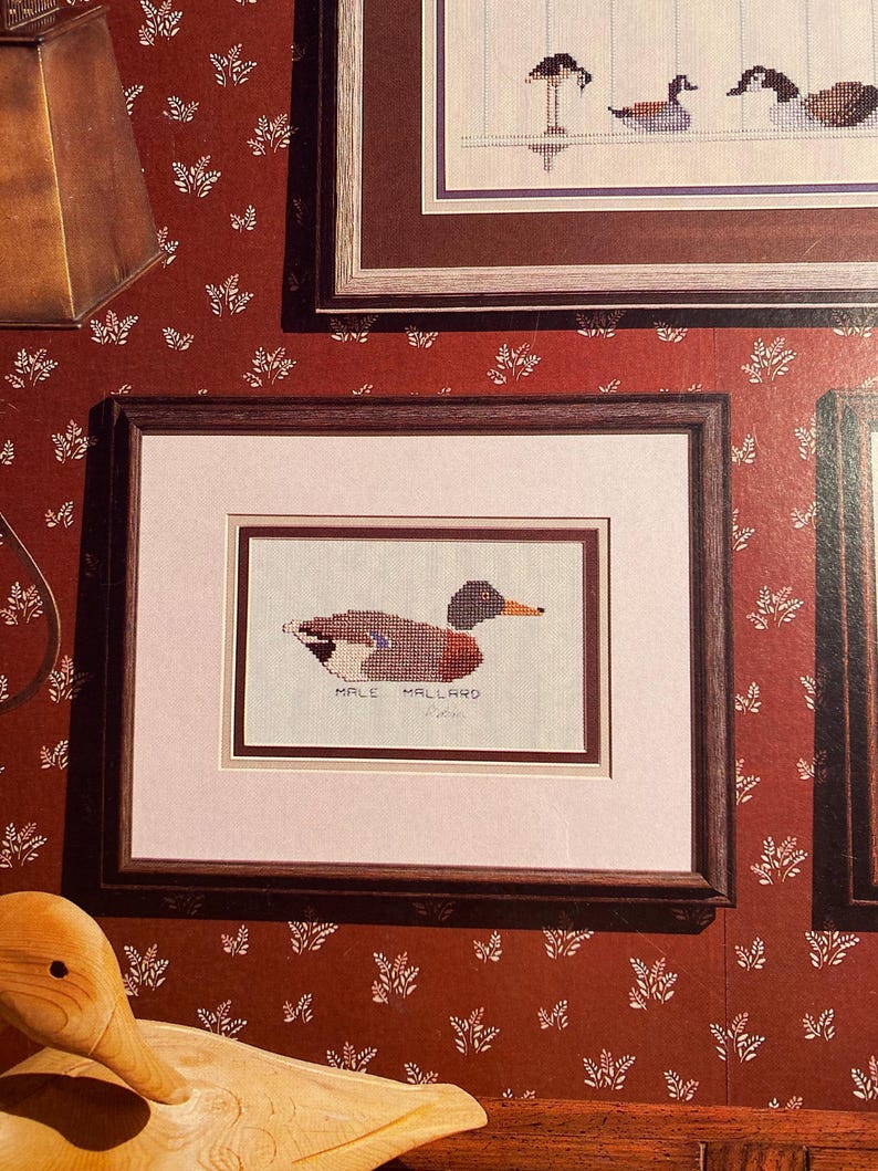 Early American Decoys - Duck - Cross Stitch Needlework Chart - Robin ...