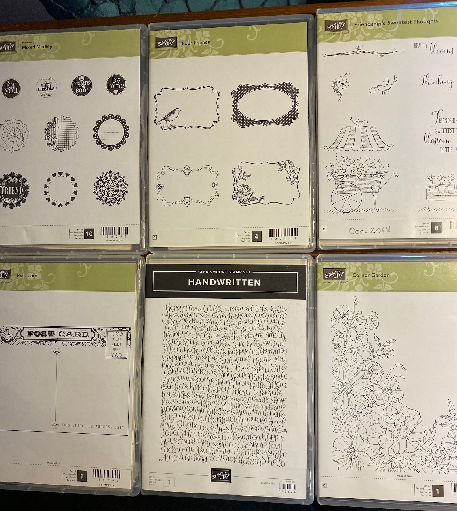 Stampin UP Rubber Stamp Blocks - Choose Design - Paper Crafting, Print ...