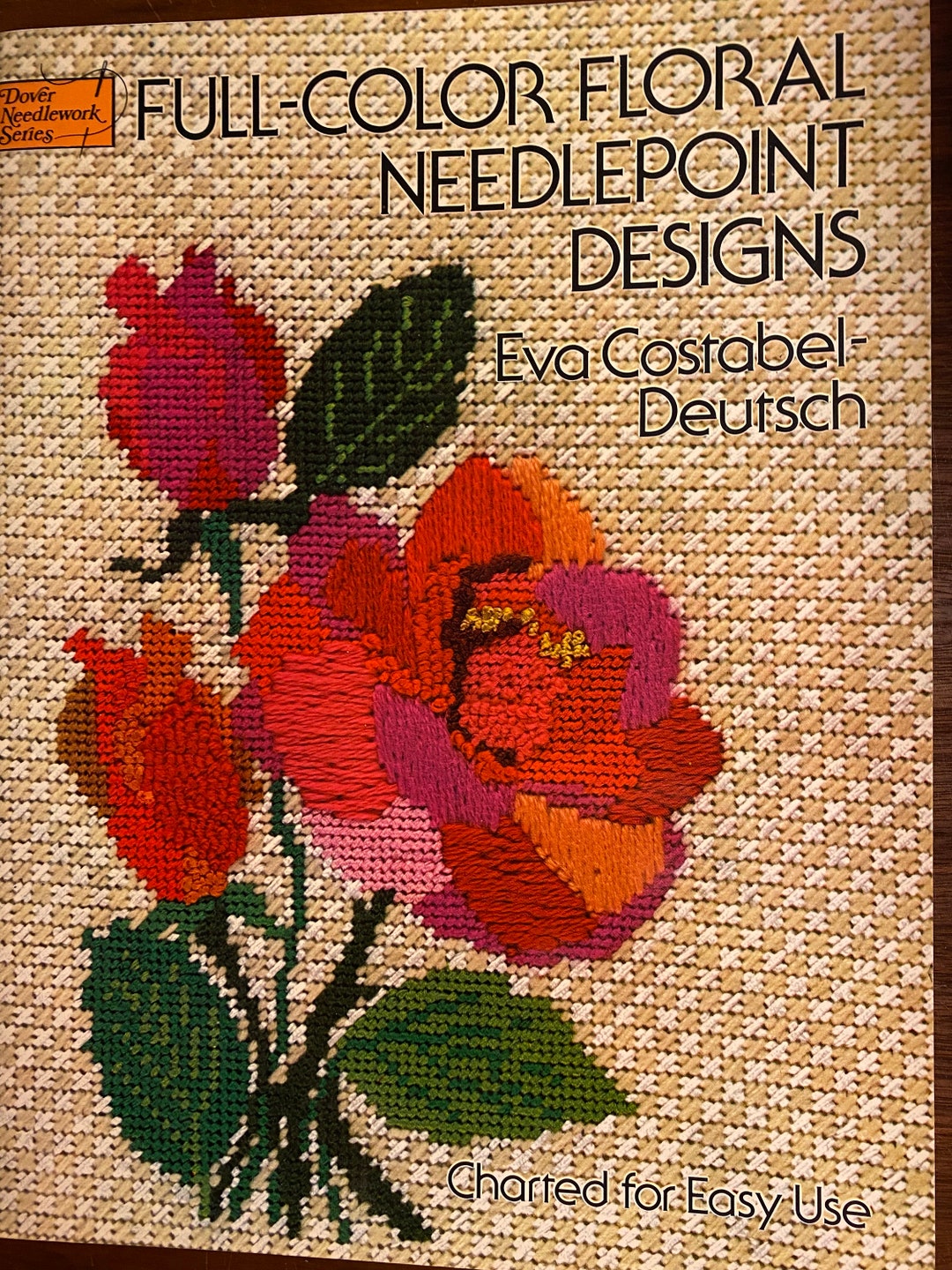 Full Color Floral Needlepoint Designs - Eva Constable Deutsch - 1976 ...