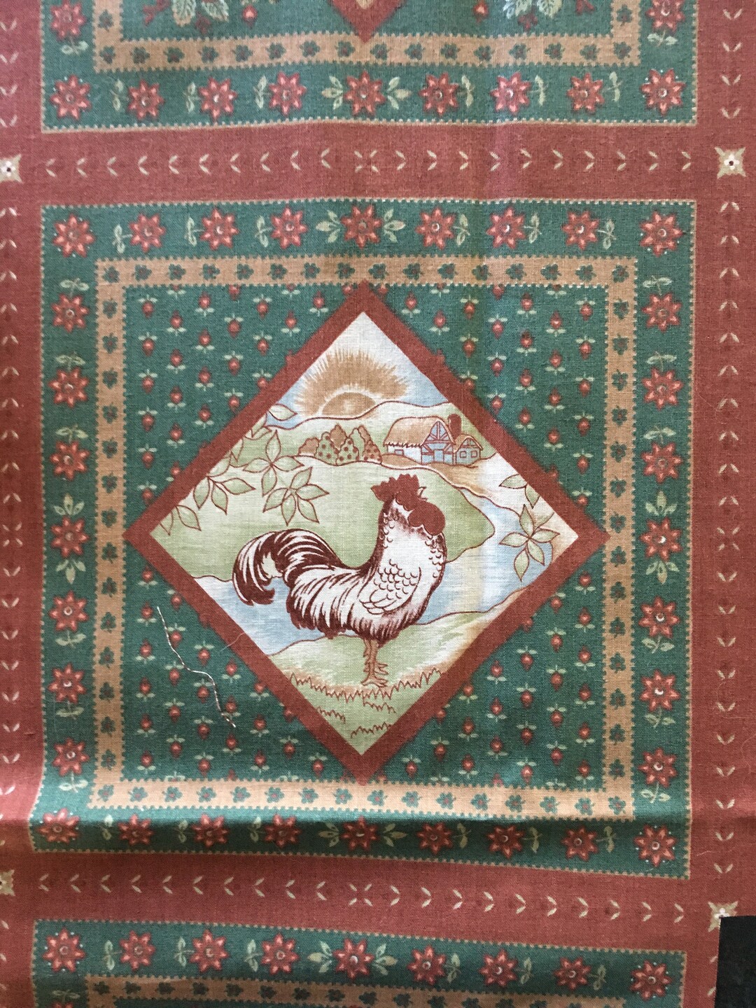 Farm Animal / Flower Fabric Panels to Sew, 10 - 8" X *8" Ready to Sew ...