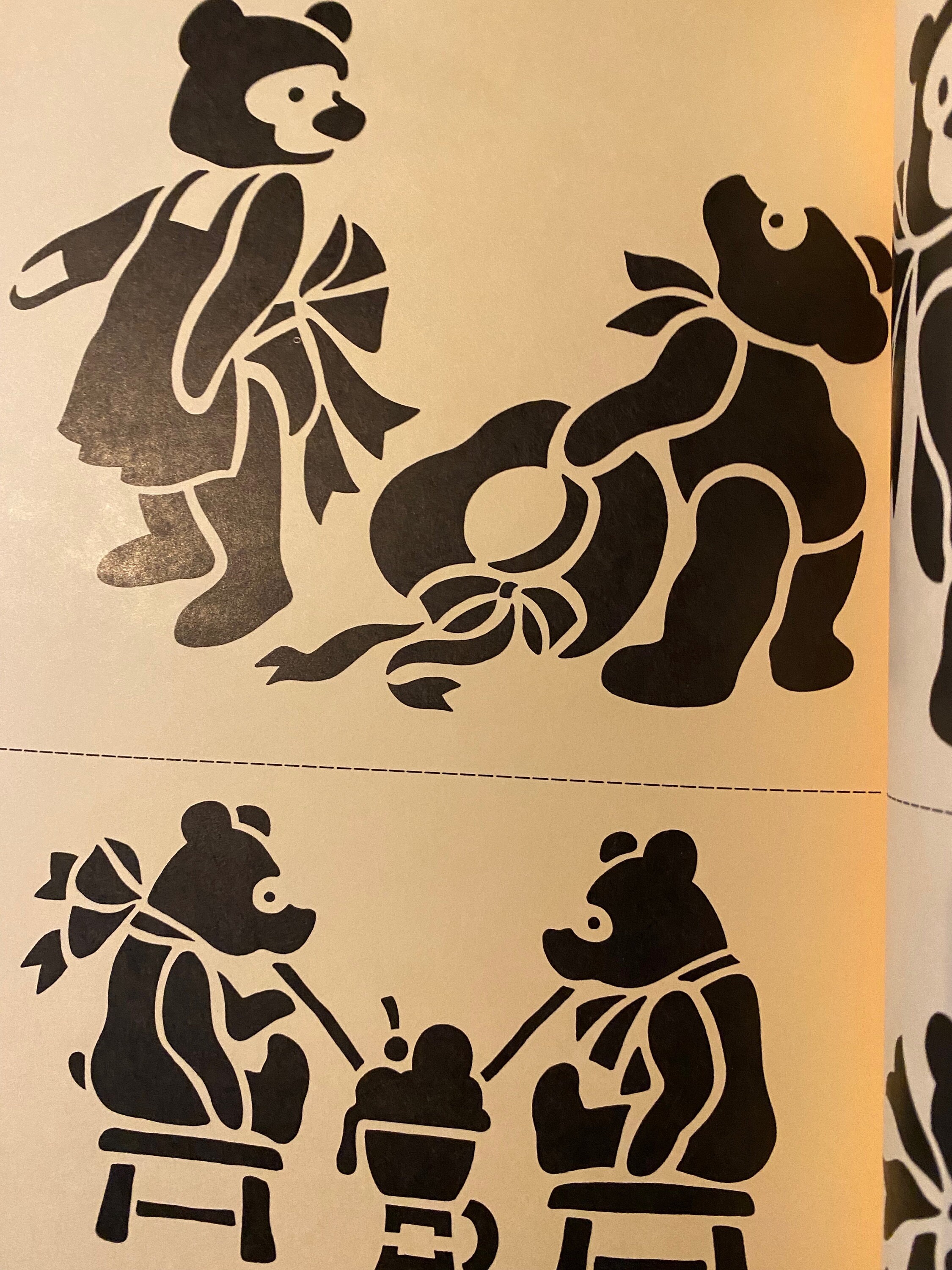 Teddy Bear Cut & Use Stencils 76 Designs Patterns Ted | Etsy