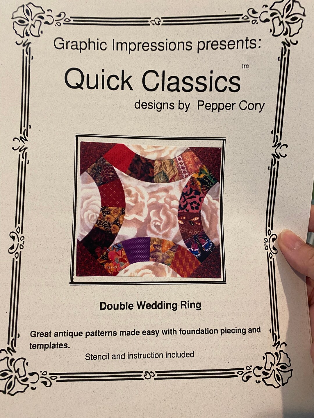 Double Wedding Ring Quick Classics With Templates Pepper Cory Quilt ...
