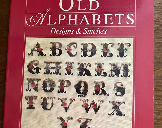 Charted Old Alphabets Designs / Stitches for Needlepoint, Cross Stitch ...