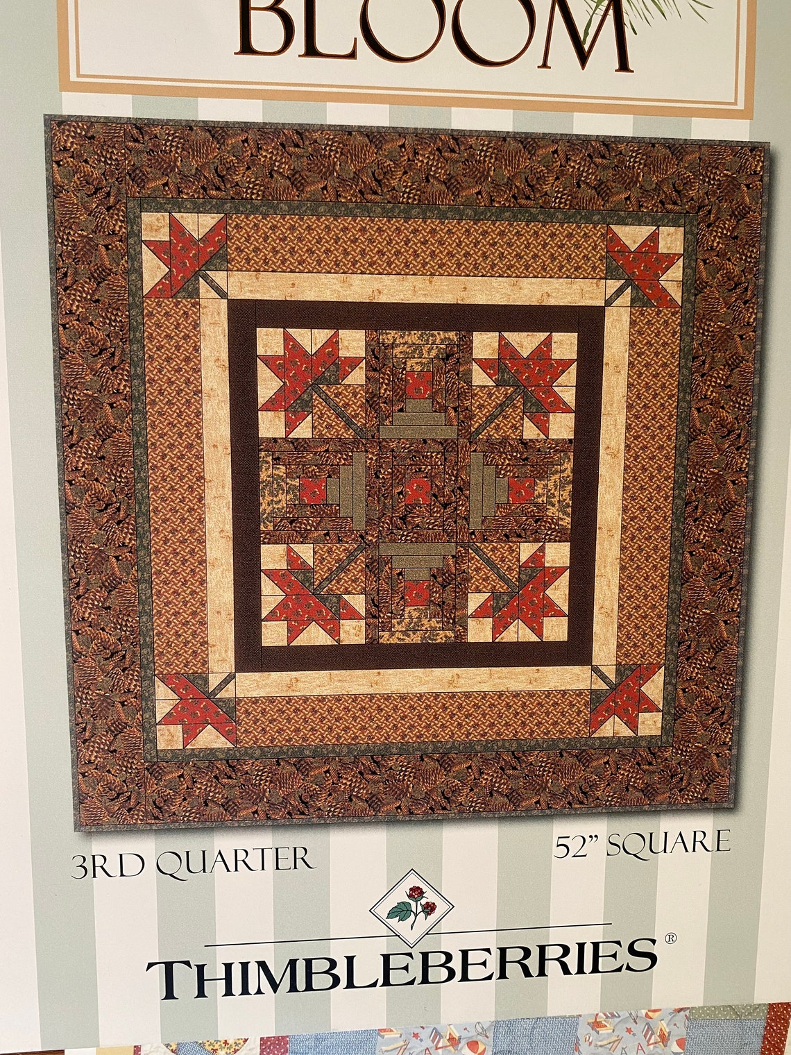 Pick: Lickity Split Quilt or Forest Bloom - Quilted Wallhanging Pattern ...