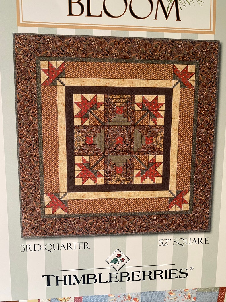 Pick: Lickity Split Quilt or Forest Bloom - Quilted Wallhanging Pattern ...