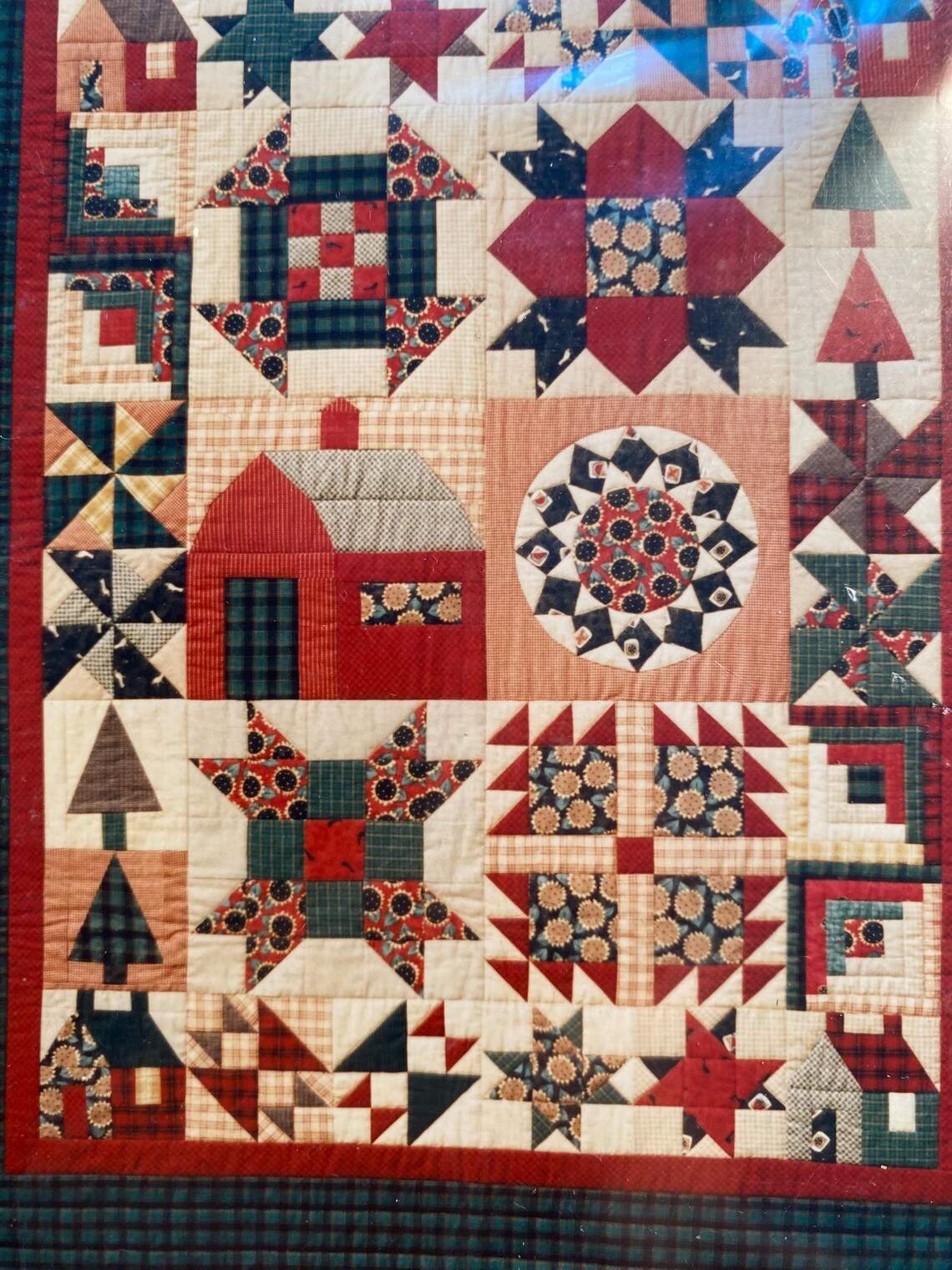 Farm Sampler - Quilt Pattern - Coral Love - Pieced / Appliquéd Quilt ...
