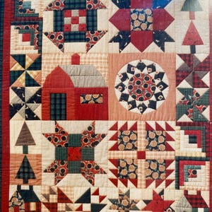Farm Sampler - Quilt Pattern - Coral Love - Pieced / Appliquéd Quilt ...