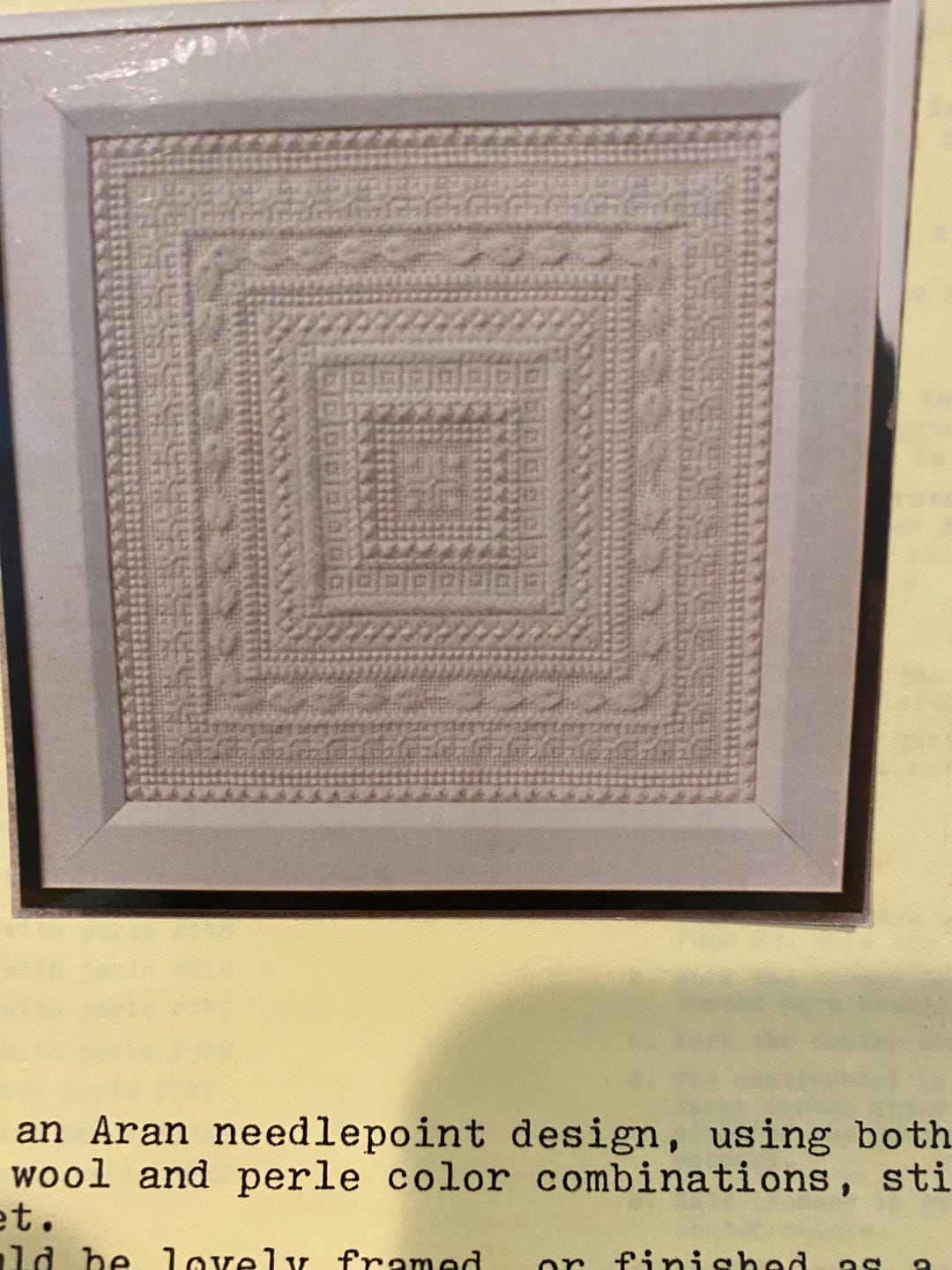 The Elegant Stitch - Needlepoint Embroidery Needlework - Pattern Design ...