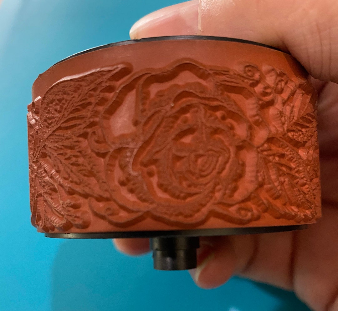 Stampin UP Red Rubber Stamp Wheel Block Stampin Around Choose Design ...