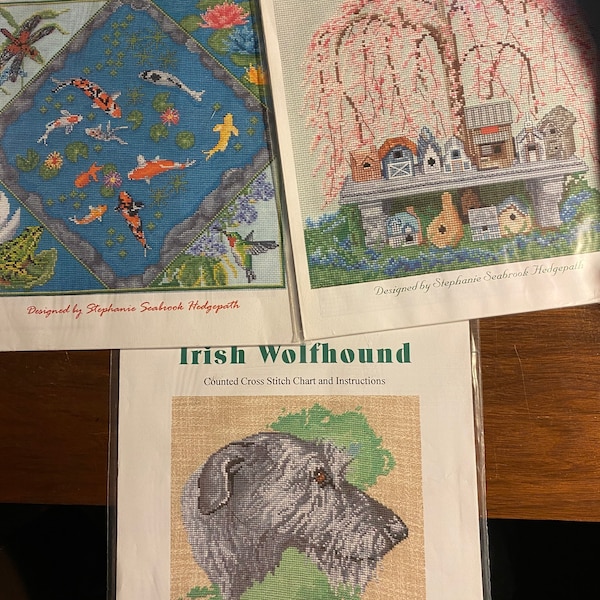 Irish Wolfhound Cross Stitch - Etsy