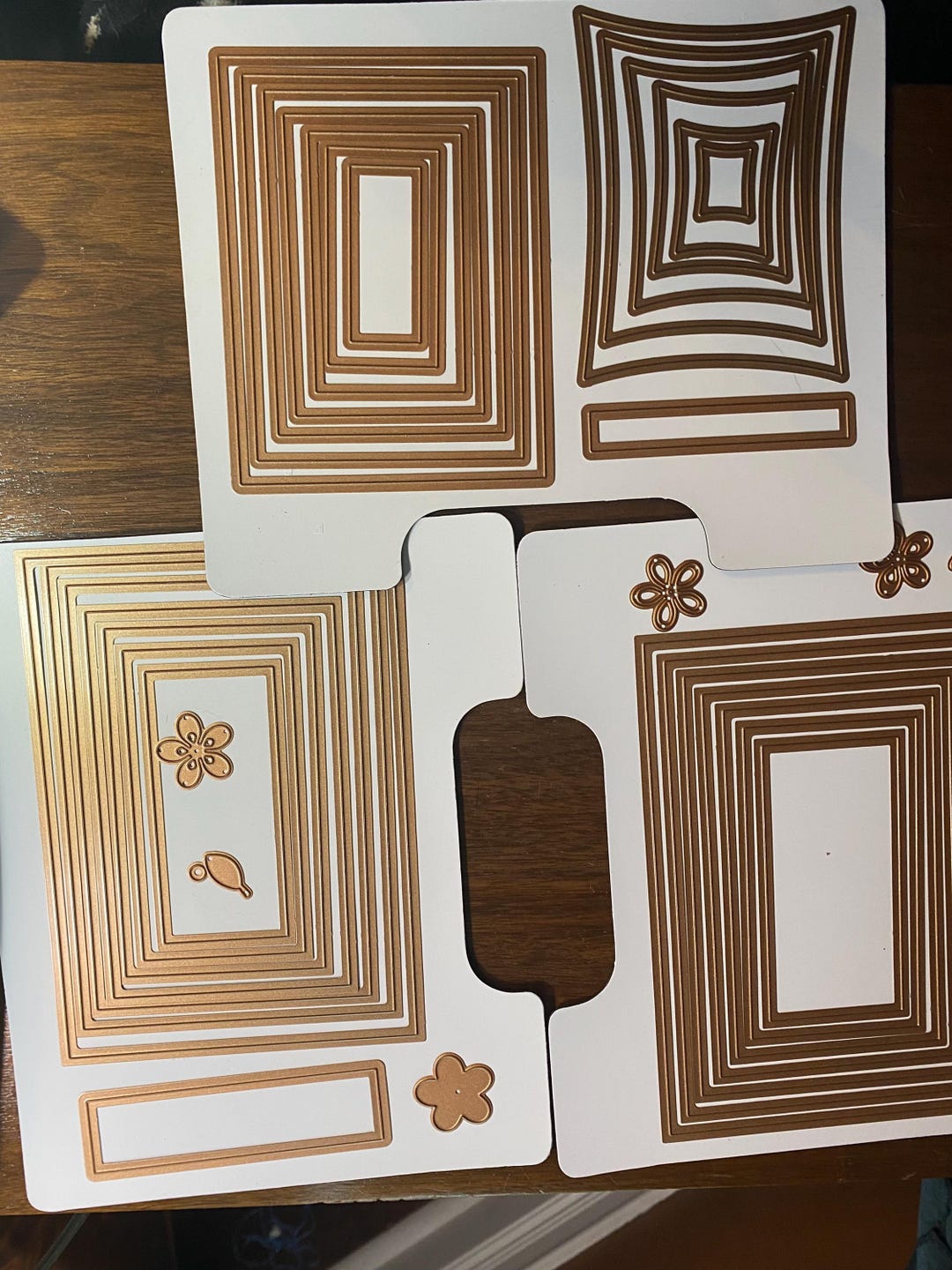 Concentric Nesting Frames - Metal Die - 4 Shapes - Dies for Paper ...