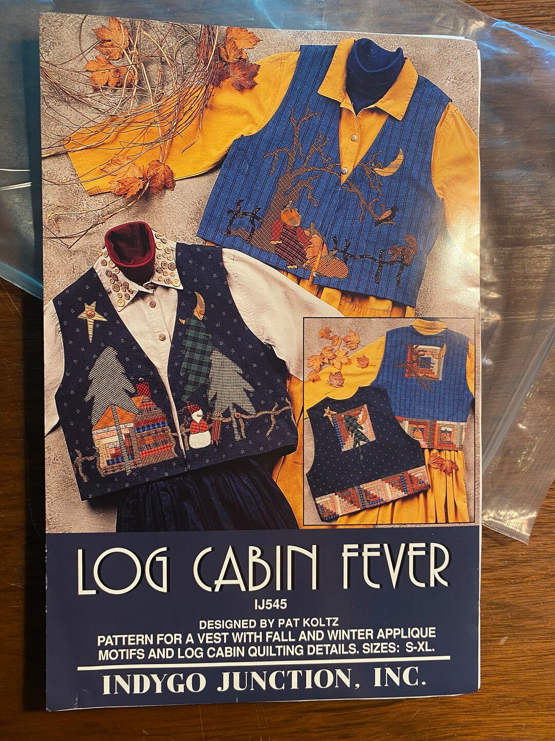 Log Cabin Fever - Applique Patterns for Shirts, Quilts Etc - Indygo ...