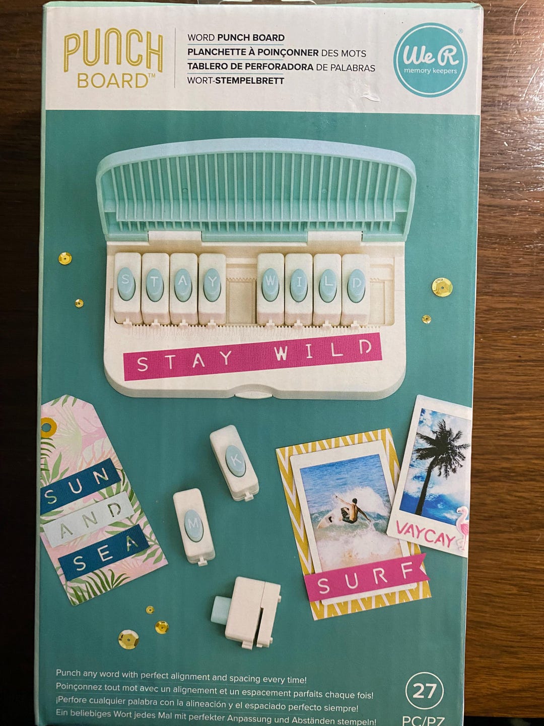 We R Memory Keepers Word Punch Board - Alphabet Punch / Die Set - ABC ...