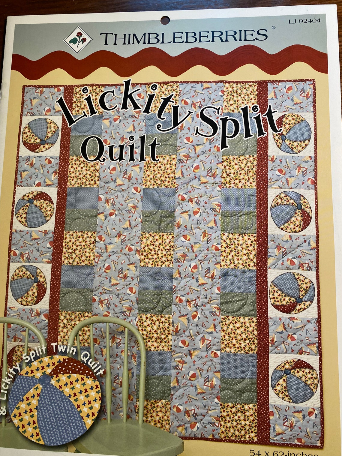 Pick: Lickity Split Quilt or Forest Bloom - Quilted Wallhanging Pattern ...